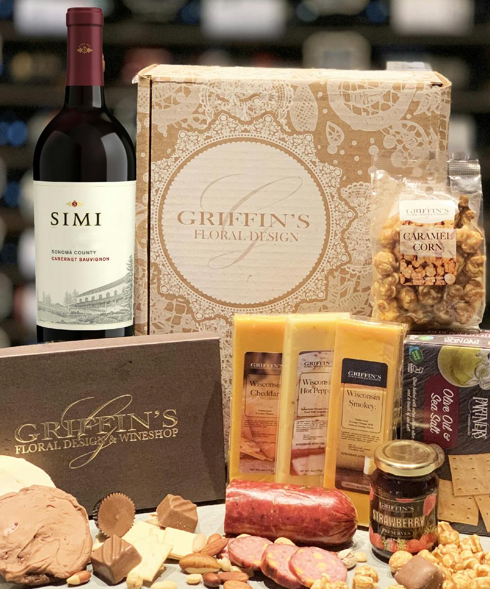 Simi Wine Sweet & Savory Gift Set Columbus Ohio Gourmet Wine Baskets